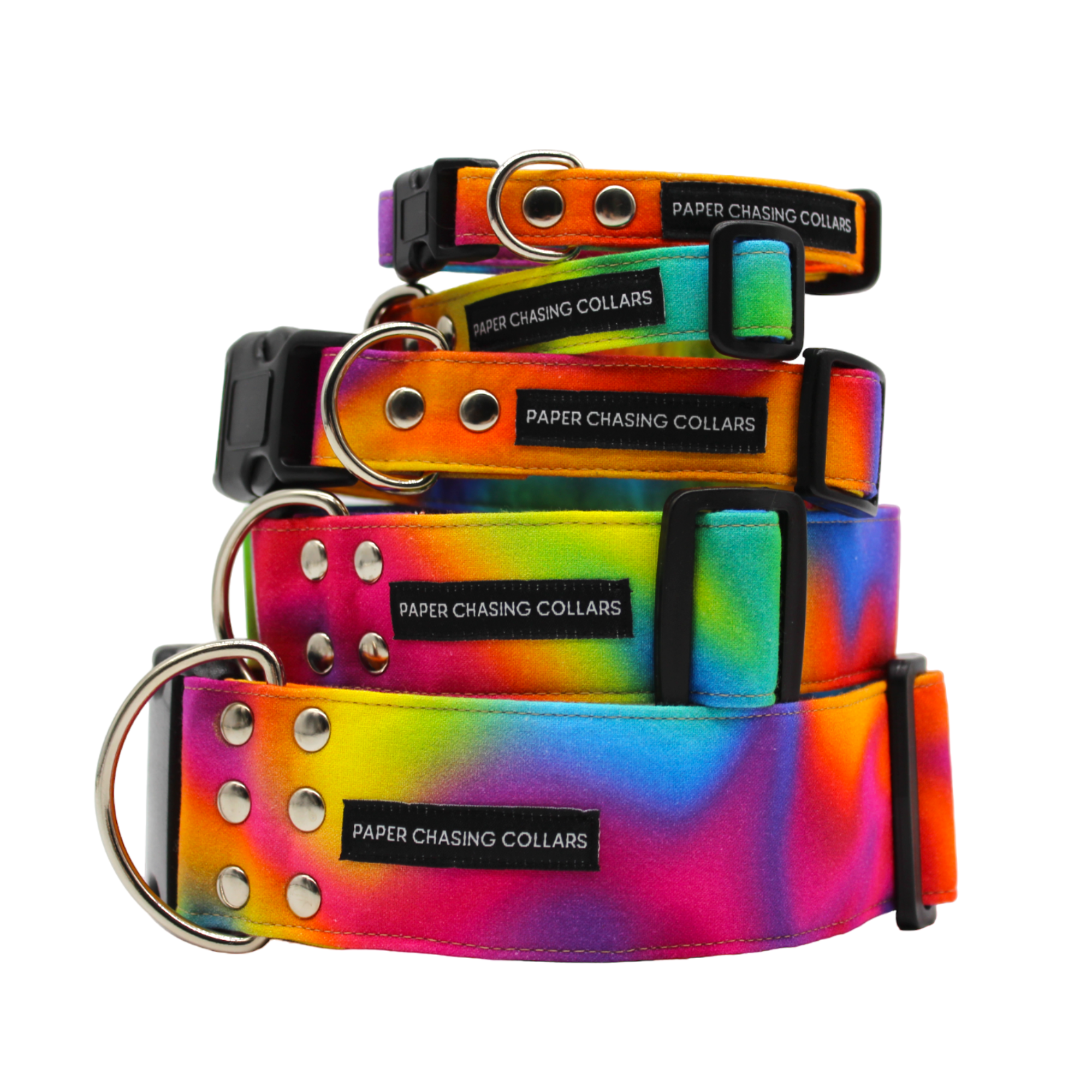 Rainbow ombre dog collar - Bundle builder – Paper Chasing Collars