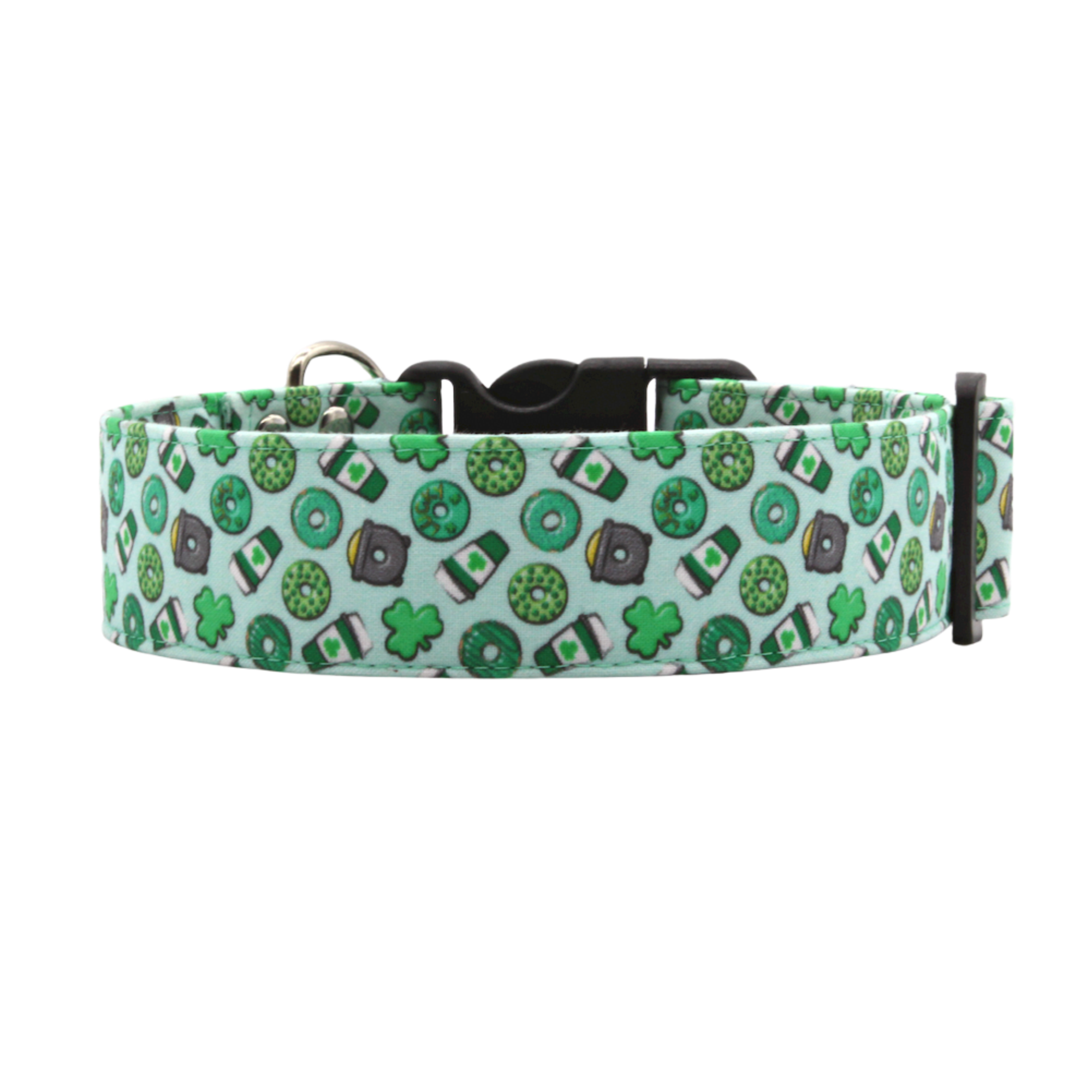 Coffee and donuts St Patricks day dog collar - The Bailey – Paper ...